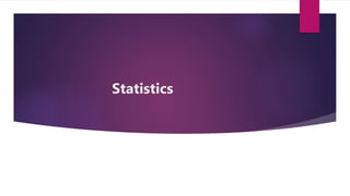 Statistics | PPT