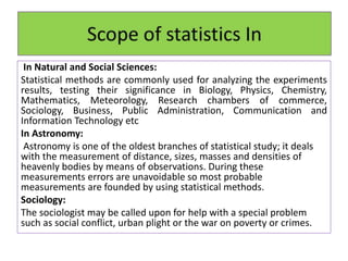 Statistics and its application | PPTX