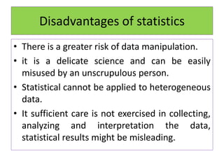 Statistics and its application | PPTX
