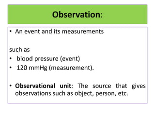 Statistics and its application | PPTX