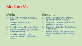 Statistics ( central tendency / average) | PPTX