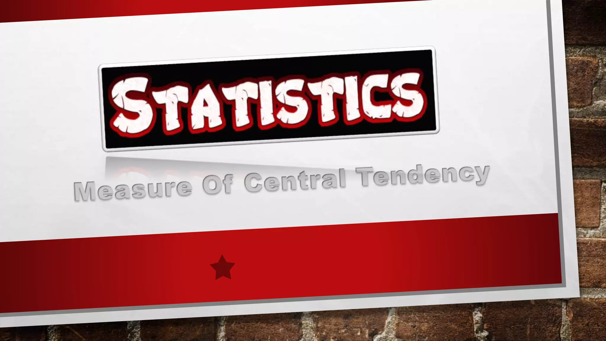 Statistics Class 9 | PPTX