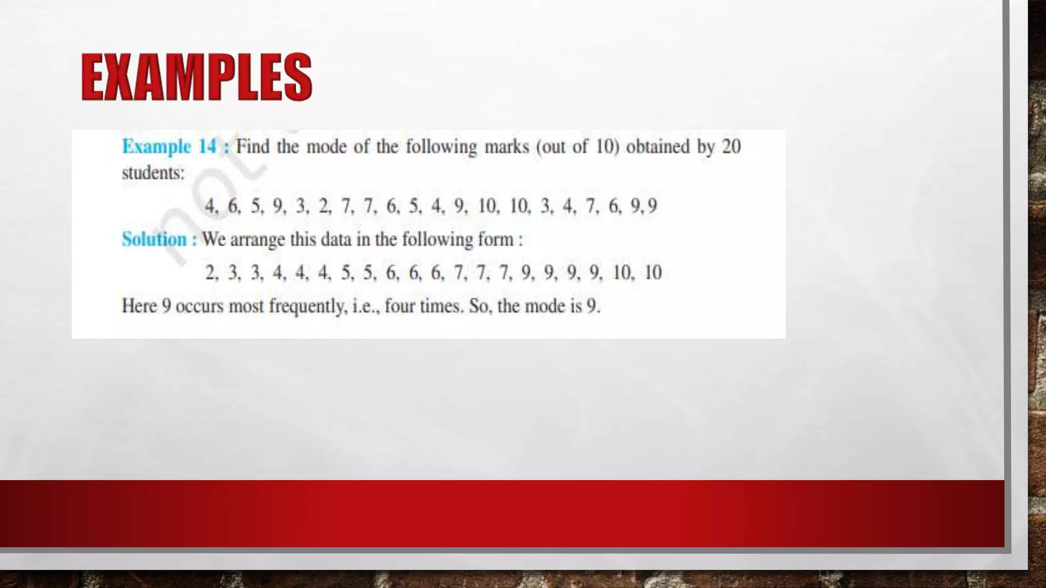 Statistics Class 9 | PPTX