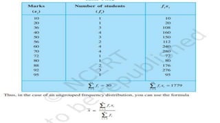 Statistics Class 9 | PPTX