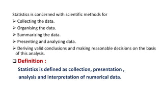 Statistics for Medical students | PPTX