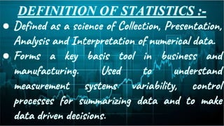 Statistics | PPTX