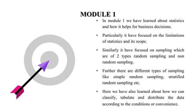 STATISTICS FOR BUSINESS DECISION | PPTX