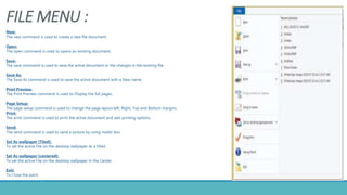 Statistics and Computer Applications - Presentation | PPTX