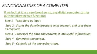 Statistics and Computer Applications - Presentation | PPTX