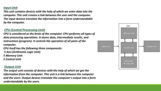 Statistics and Computer Applications - Presentation | PPTX