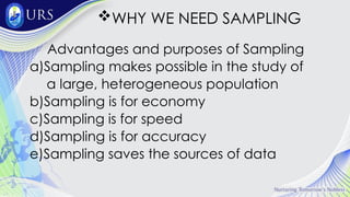STATISTICS -SAMPLING TECHNIQUES ....pptx | Science