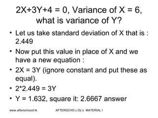 Statistics & Business Problems 10 Oct | PPT