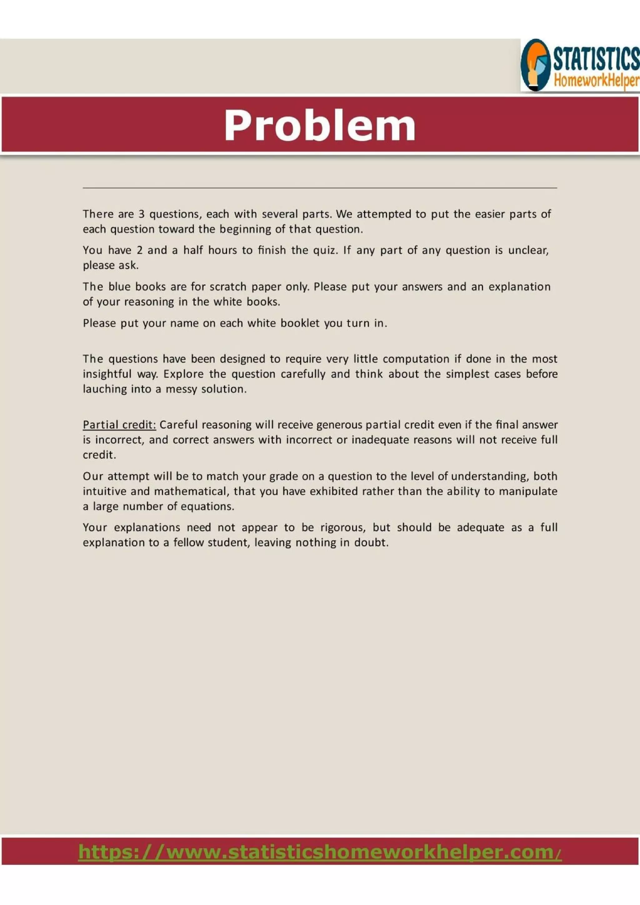 Statistics Homework Helper | PDF