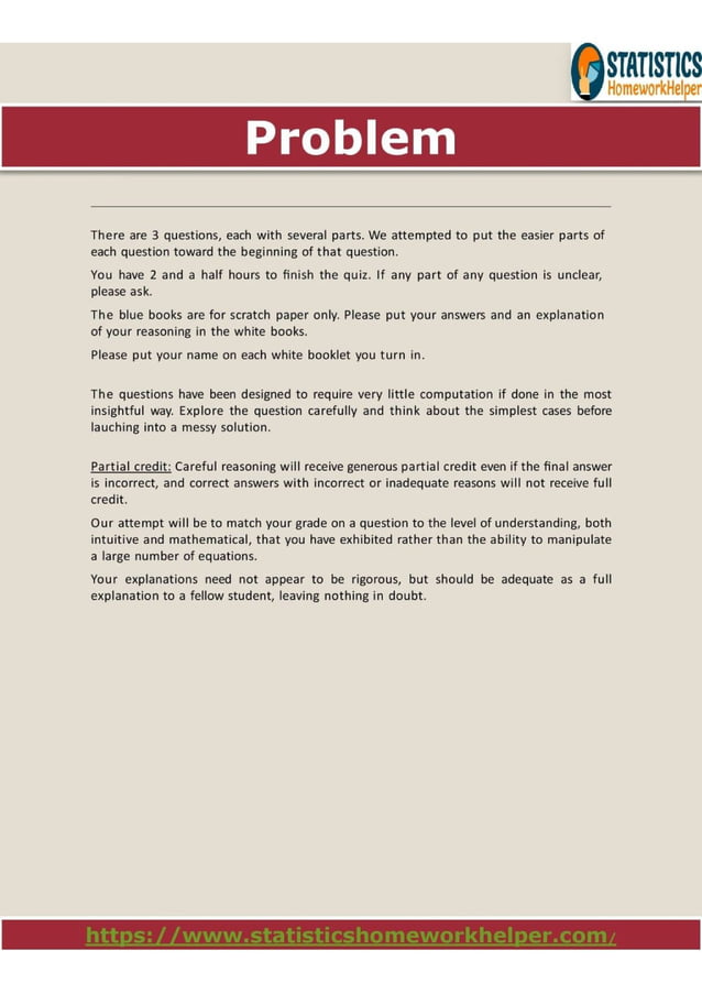 Statistics Homework Helper | PDF