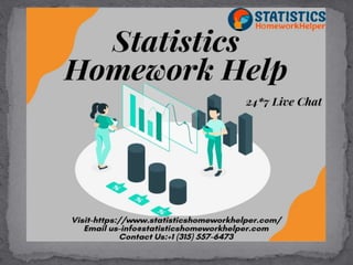 Statistics Homework Help | PPTX
