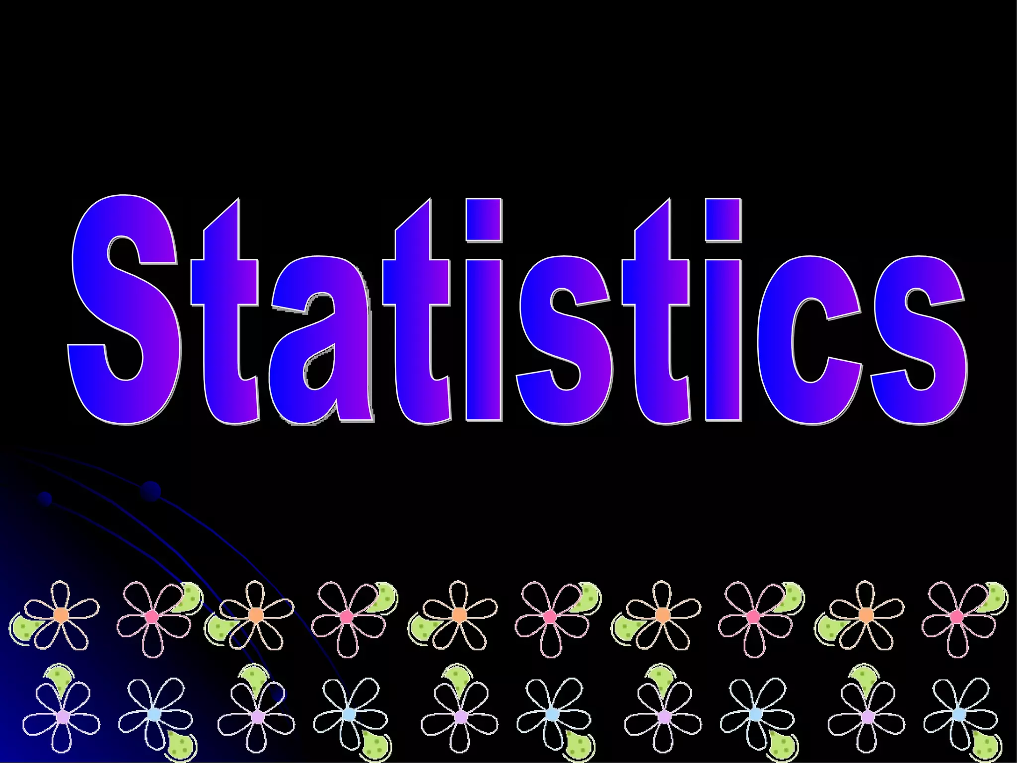 Statistics lesson 1 | PPT