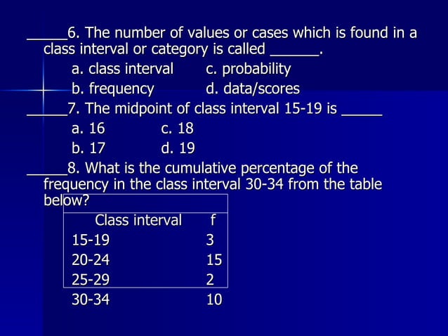 Statistics Module 2 & 3 | PPT