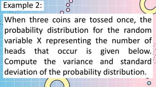 STATISTICS-MODULE 2.MEAN OF DISCRETE RANDOM VARIABLE | PPTX | Physics | Science