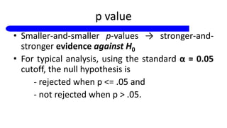 Statistics for Physical Education | PPTX