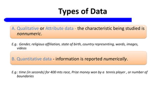 Statistics for Physical Education | PPTX