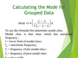 Statistics - Measure of central tendency | PPT