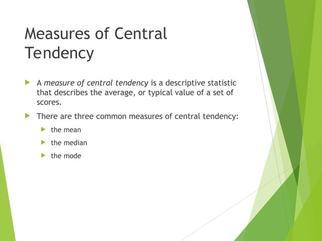 Statistics - Measure of central tendency | PPT