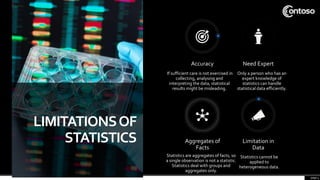 Statistics 103 : Definition ,Limitations, Functions,Applications and ...