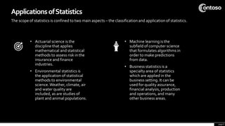 Statistics 103 : Definition ,Limitations, Functions,Applications and ...