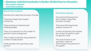 types of statistical physics | PPTX