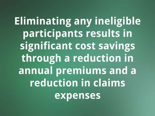 The Statistics and Benefits of a Dependent Audit | PPT