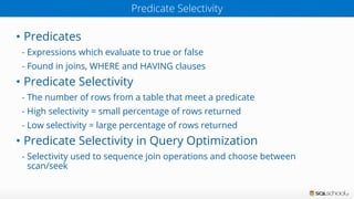 Statistics and Indexes Internals | PPT