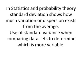 Statistics and operations research ppt | PPTX