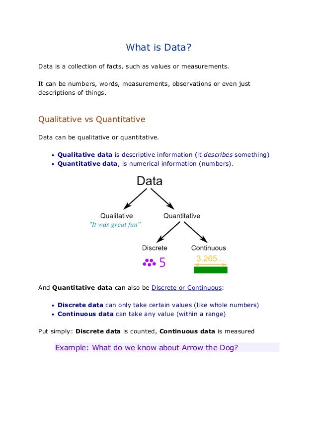 Statistics and probability