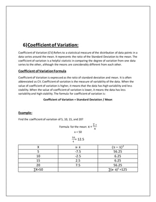 Statistics and probability | DOCX