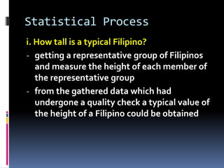 Statistics and probability lesson 1 | PPTX