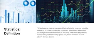 Statistics an introduction (1) | PPTX