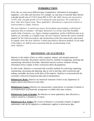 Statistics assignment | DOCX