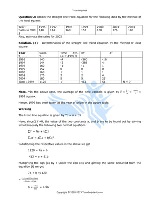 Statistics assignment and homework help service | PDF