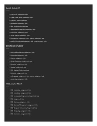 Statistics assignment help | PDF