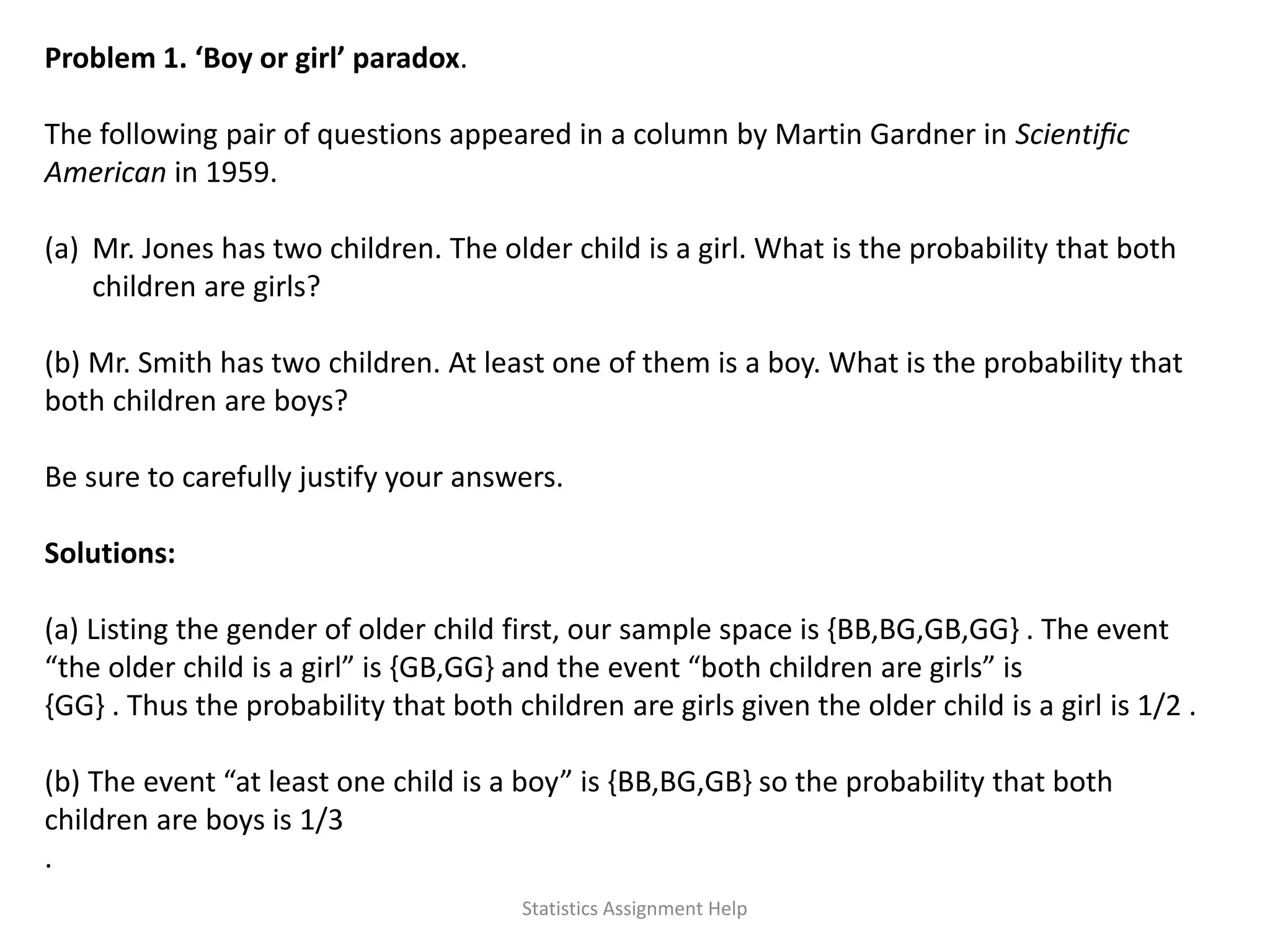 Probability Assignment Help | PPT