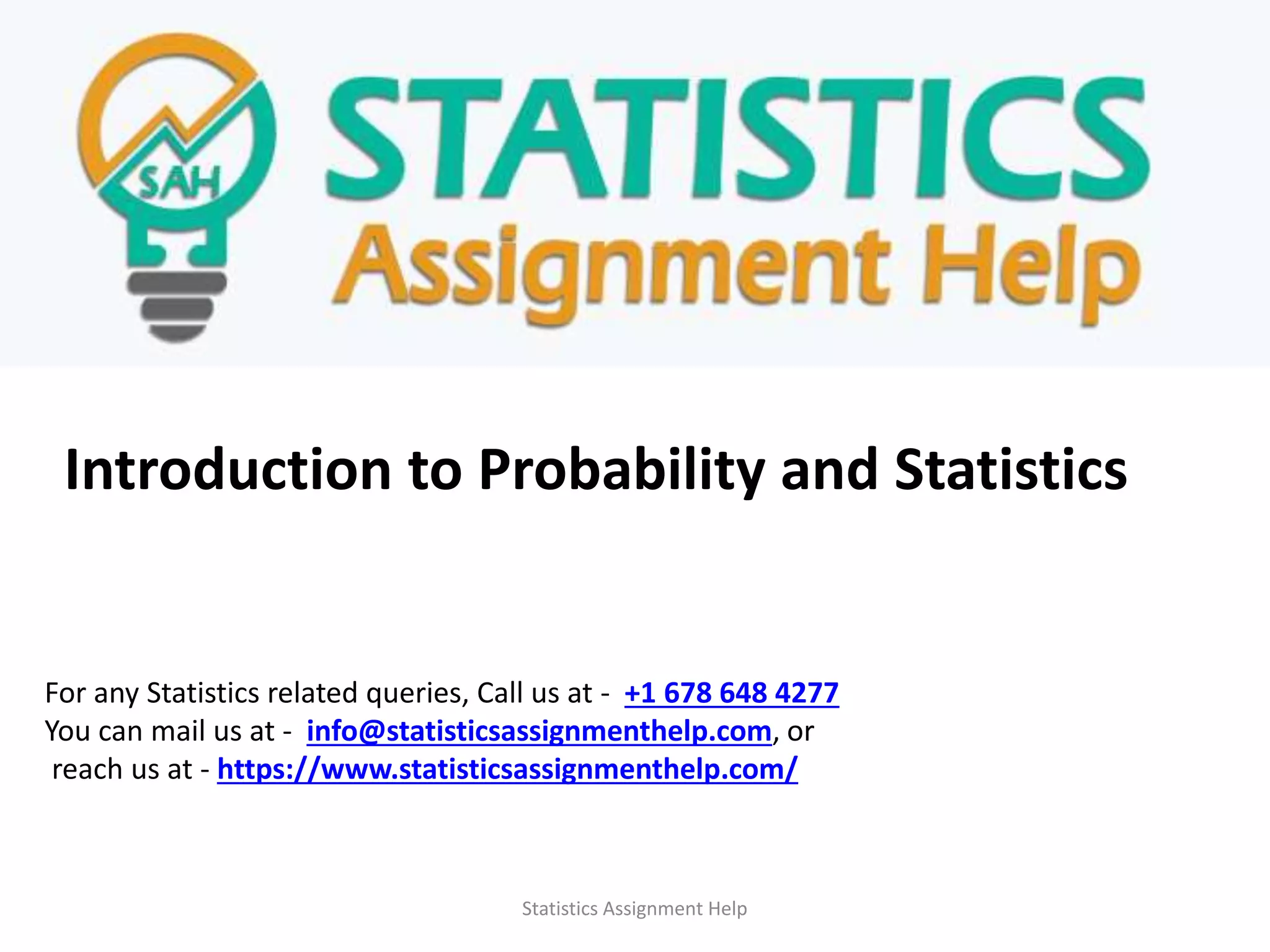 Probability Assignment Help | PPT
