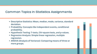 Statistics Assignment Help | Myassignmentpro | PDF