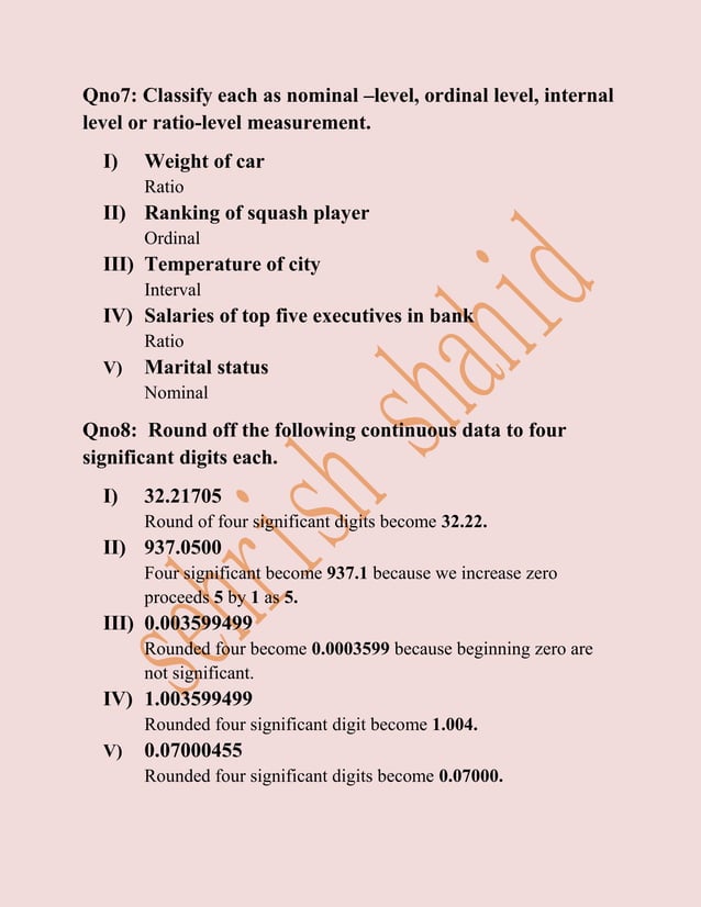 intro to statistics | DOCX | Science
