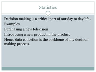 Statistics basics | PPT