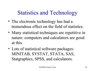 Statistics basics by slsmls | PPT | Science