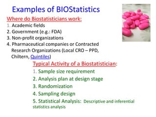 Biostatistics and Statistics Career opportunities | PDF