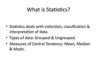 Class 10 maths statistics one shot revision | PPTX