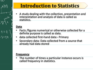 Statistics class 9 2020 syllabus | PDF