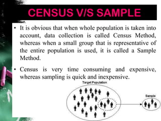 statistical error, enquiry, census vs. sample | PPTX