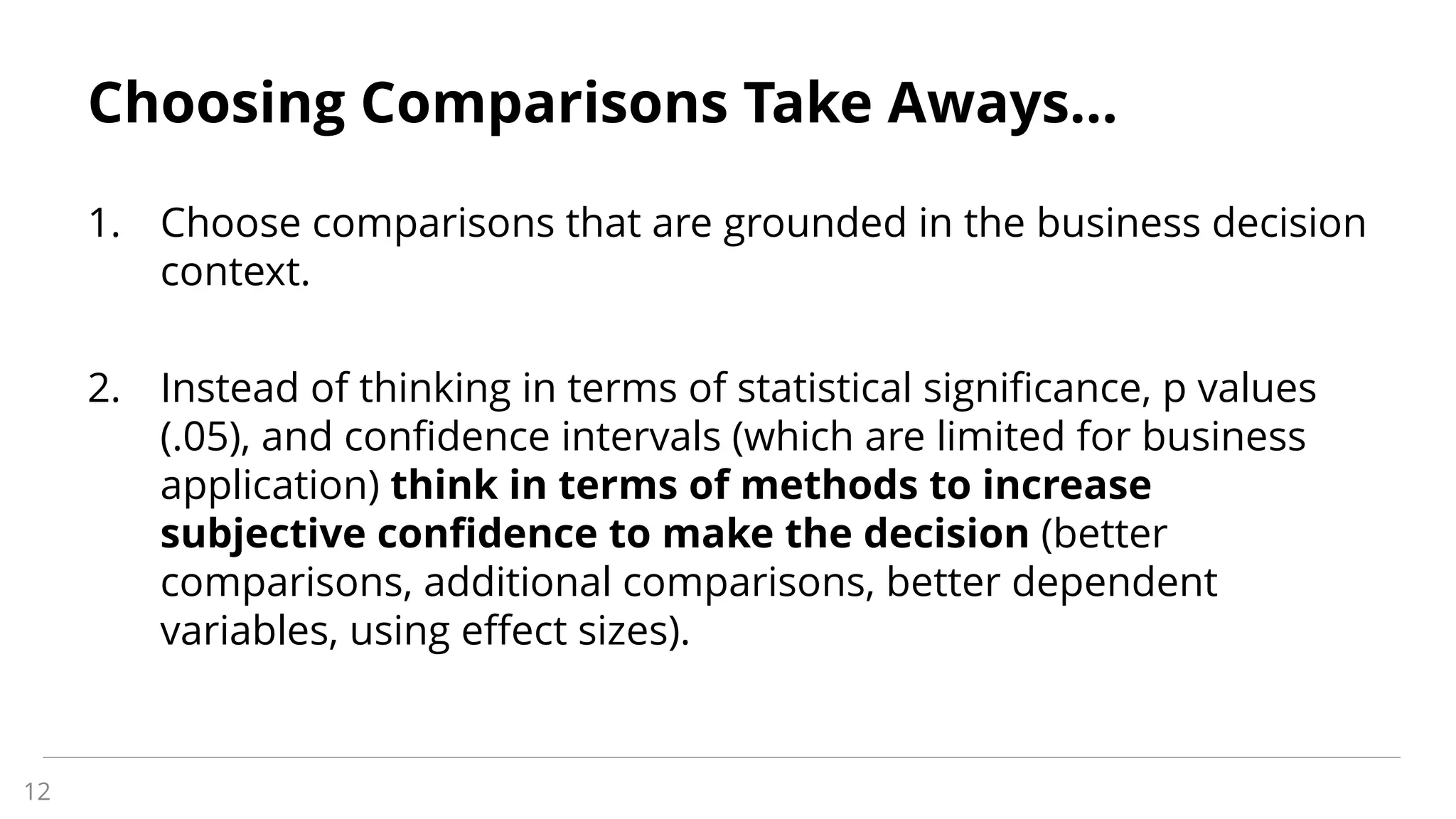 Statistics for Business Decision-making | PDF